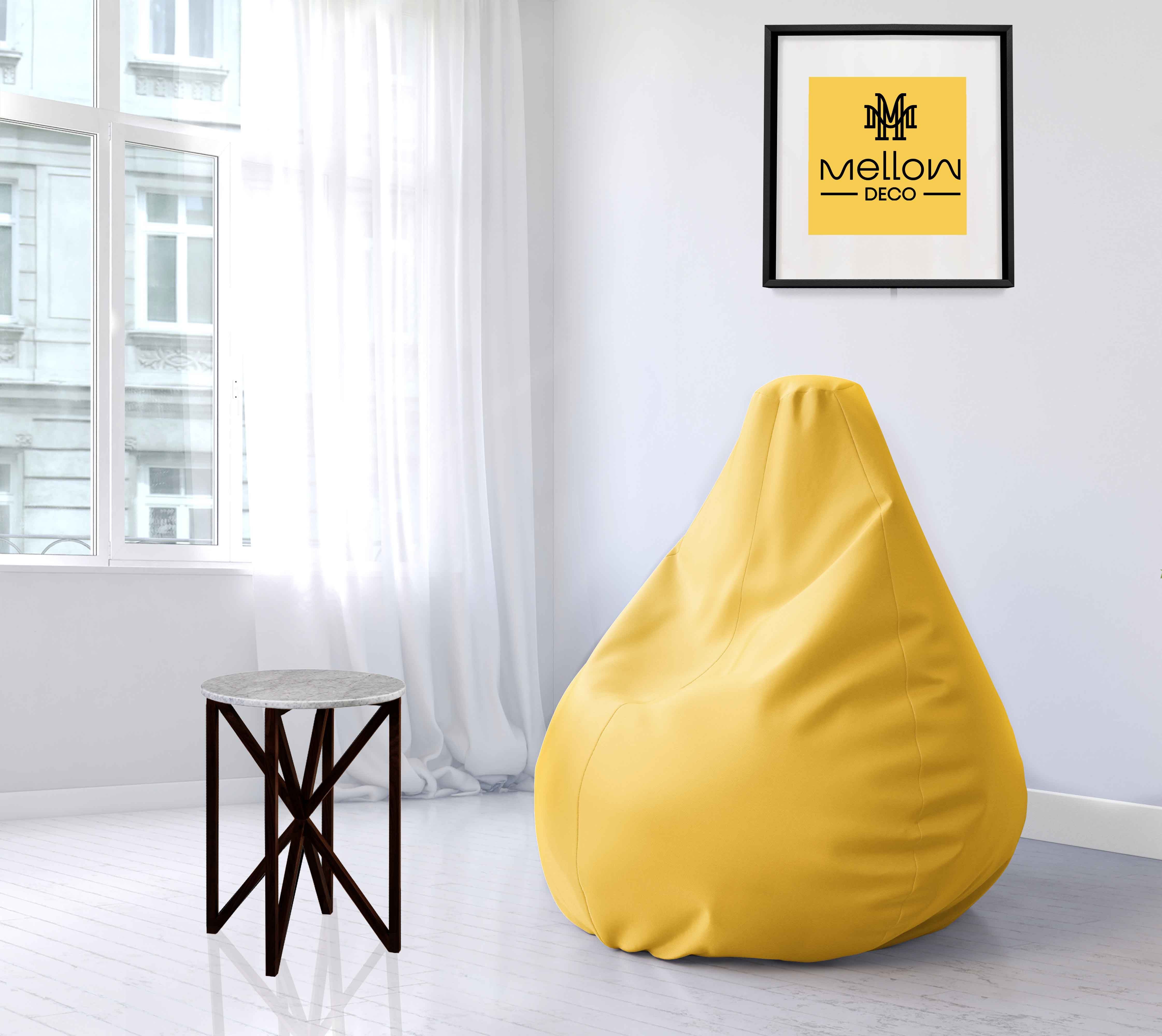 Mustard Yellow Pouf